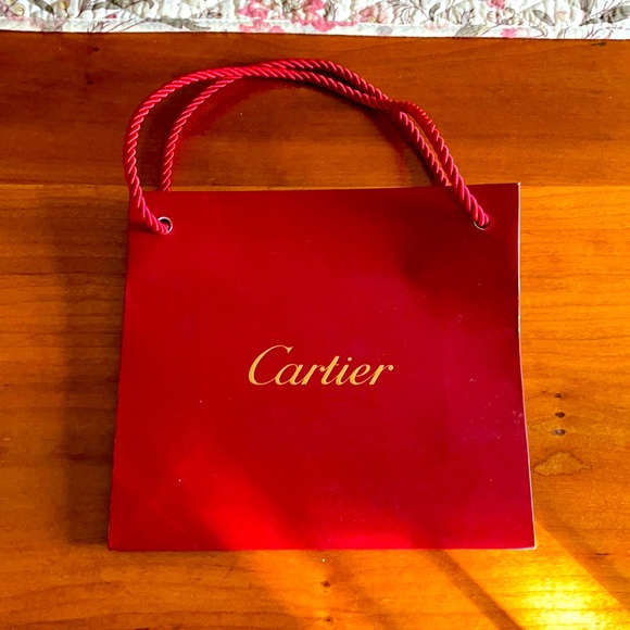 Cartier | Jewelry | Small Red Cartier Bag | Poshmark
